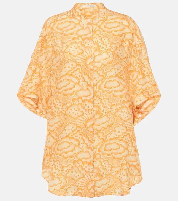Stella McCartney Printed Silk Blouse - Multicoloured