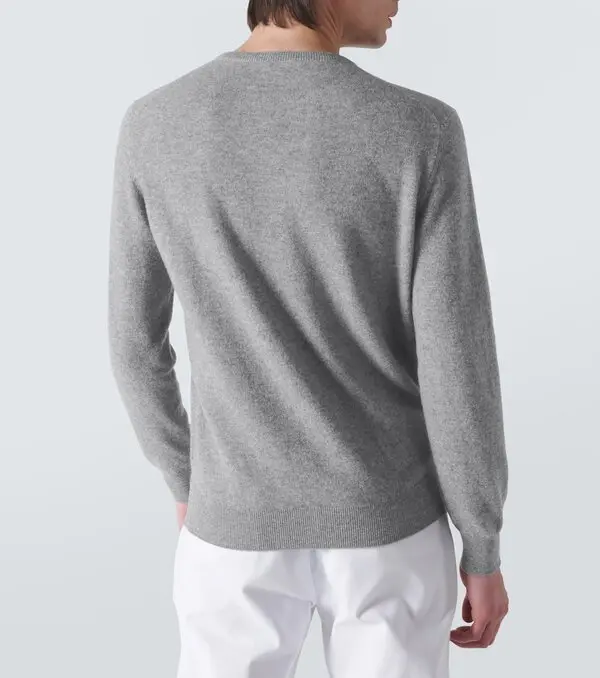 Zegna Cashmere Crew Neck Sweater - Grey