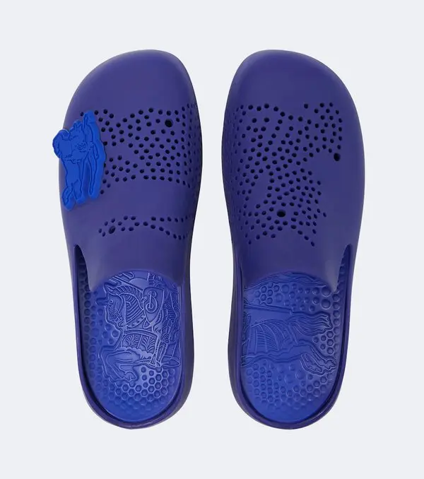 Burberry Logo Rubber Clogs
