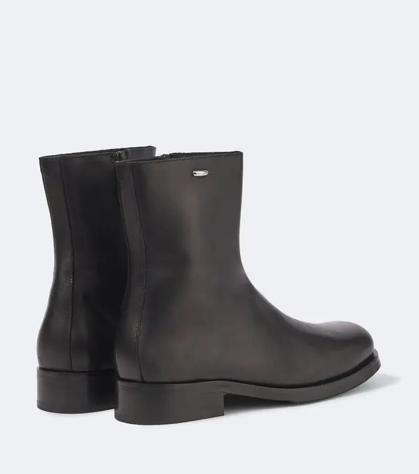 Our Legacy Camion Leather Ankle Boots
