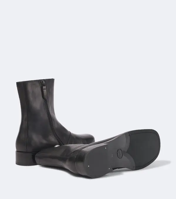 Our Legacy Camion Leather Ankle Boots