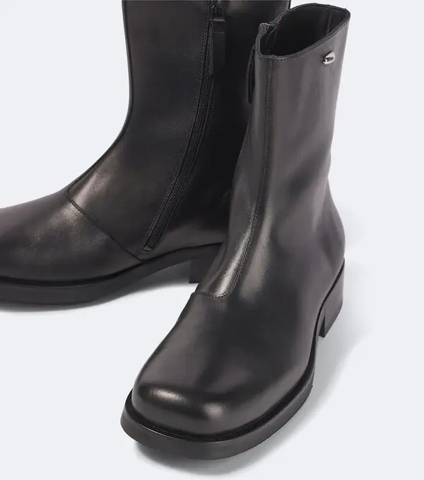 Our Legacy Camion Leather Ankle Boots