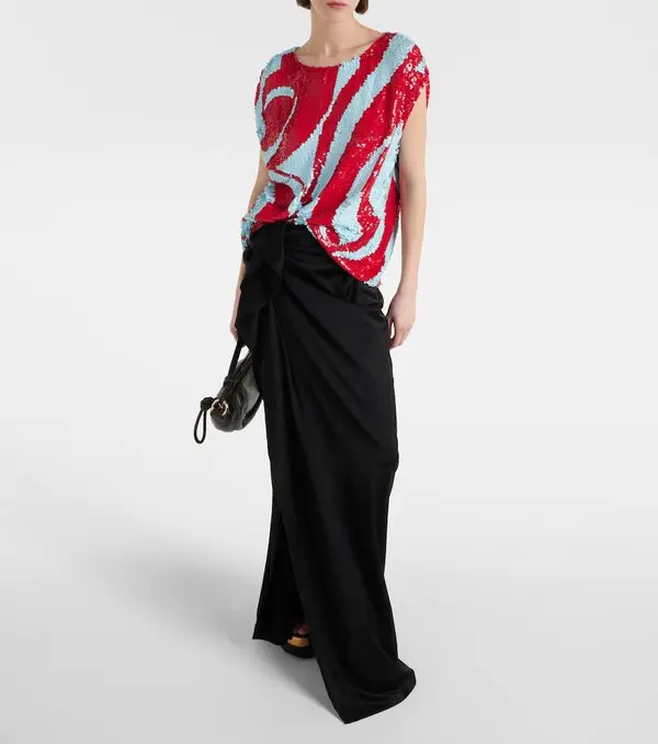 Dries Van Noten Sequined Top