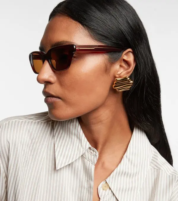 Khaite Cat-eye Sunglasses - Brown