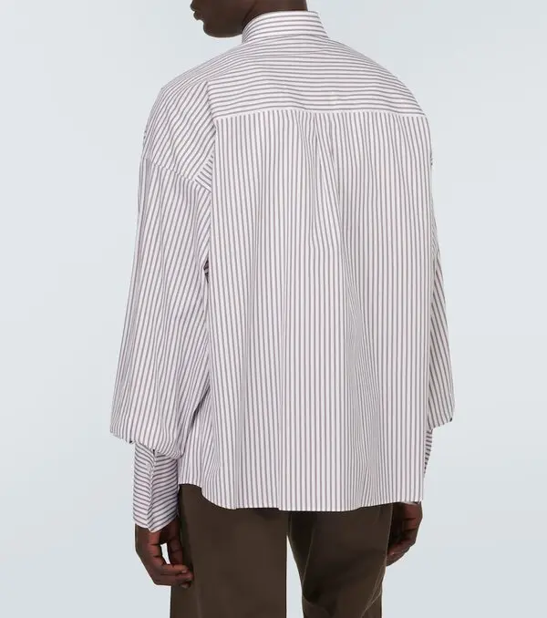 Dolce & Gabbana Striped Cotton Poplin Shirt