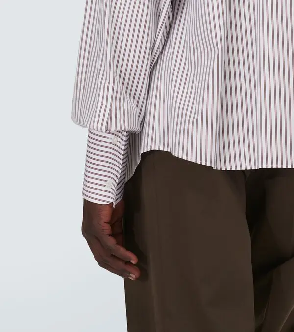 Dolce & Gabbana Striped Cotton Poplin Shirt