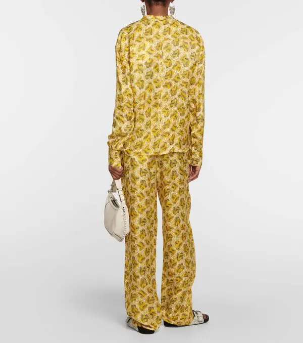 Isabel Marant Étoile Leidy Printed Satin Blouse