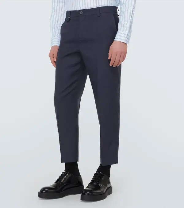Jacquemus Le Pantalon Cabri Cropped Tailored Trousers