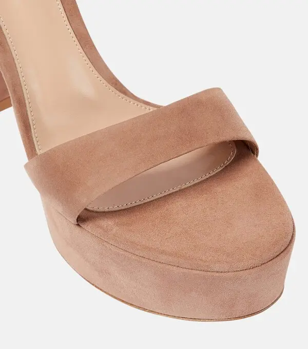 GIANVITO ROSSI Sheridan Suede Platform Sandals