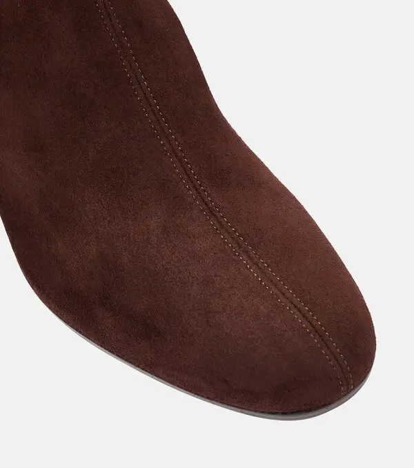 AQUAZZURA Saint Honoré Suede Ankle Boots
