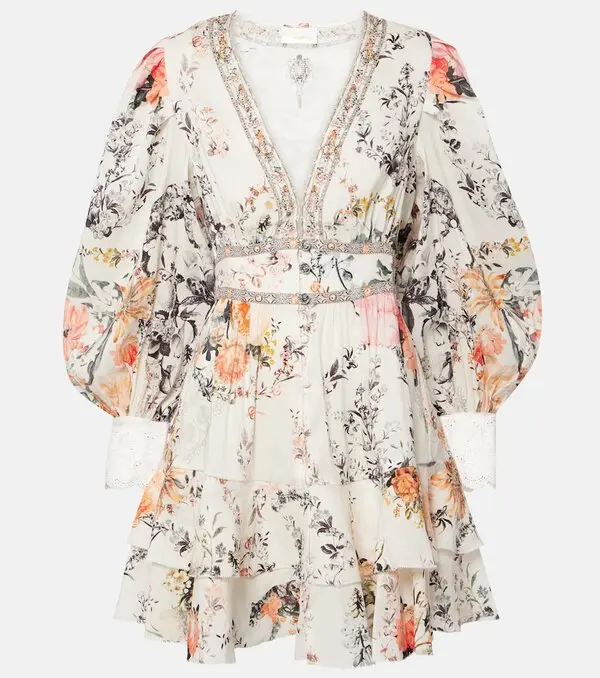 Camilla Floral Mini Dress - Multicoloured