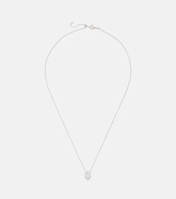 PERSEE Floating Diamond White Gold Necklace
