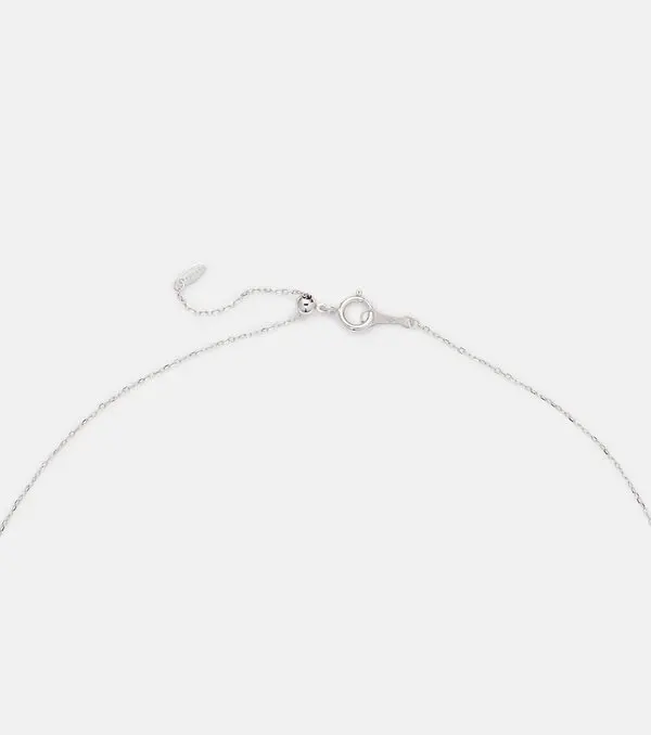 PERSEE Floating Diamond White Gold Necklace