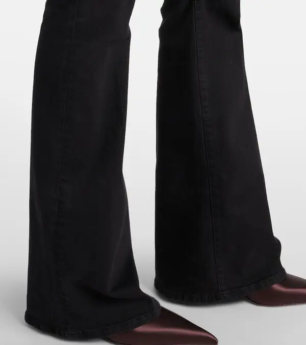 FRAME Le High Flare Jeans - Black