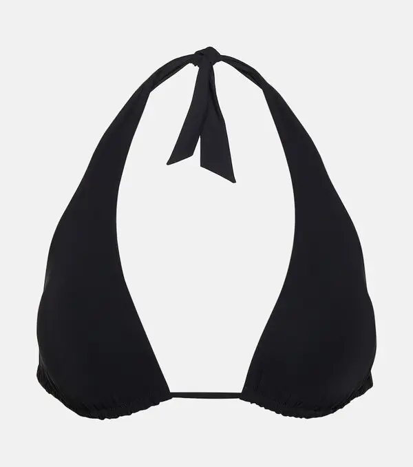 Dolce & Gabbana Halterneck Bikini Top - Black