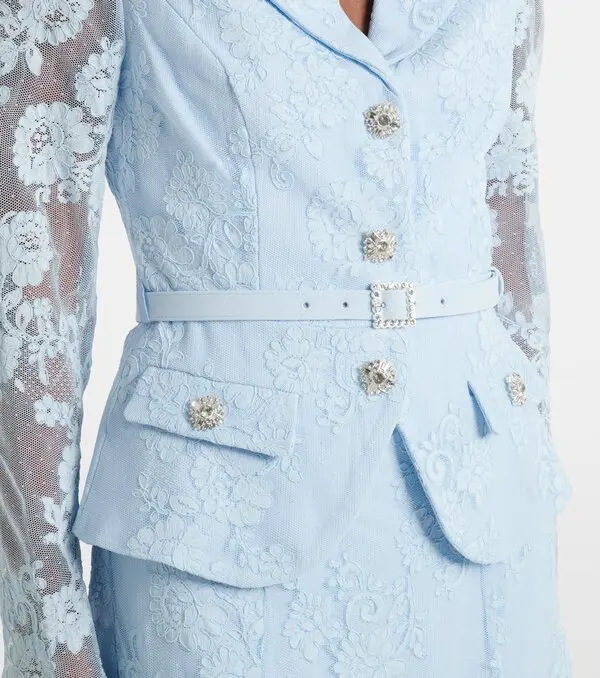 SELF-PORTRAIT Lace Midi Dress