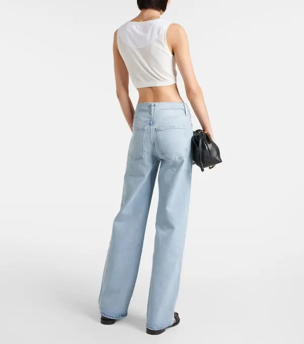 AGOLDE Harper Mid-rise Straight Leg Jeans
