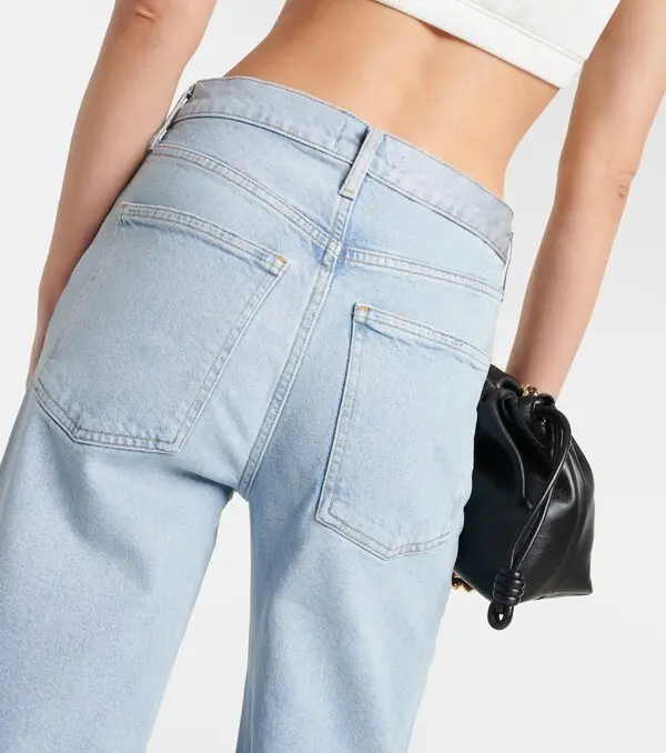 AGOLDE Harper Mid-rise Straight Leg Jeans