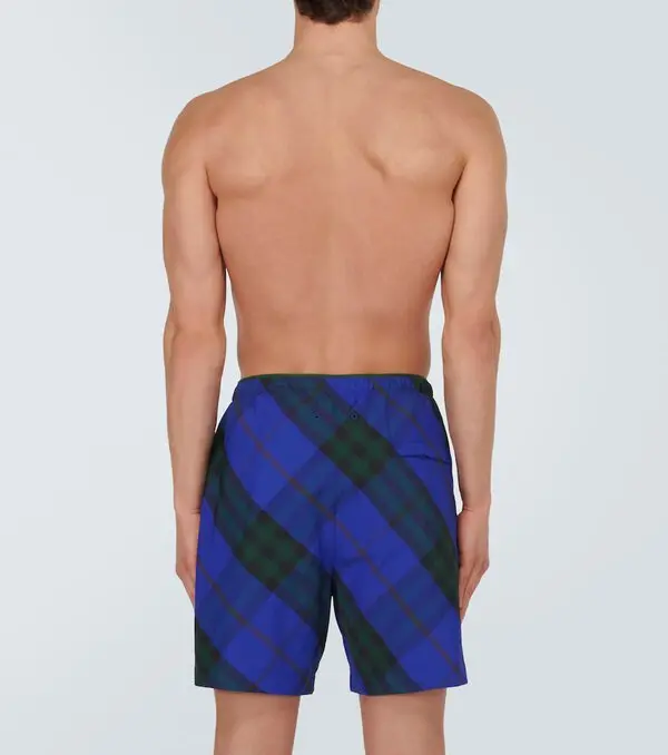 Burberry Check Swim Trunks