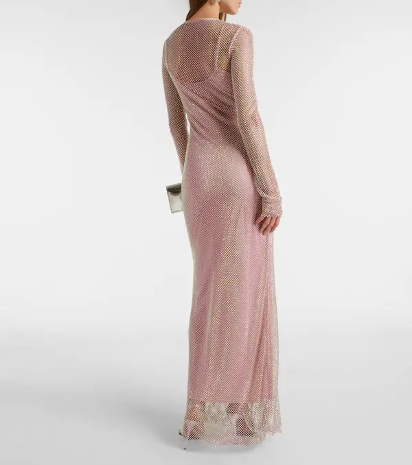 Sportmax Embellished Mesh Gown