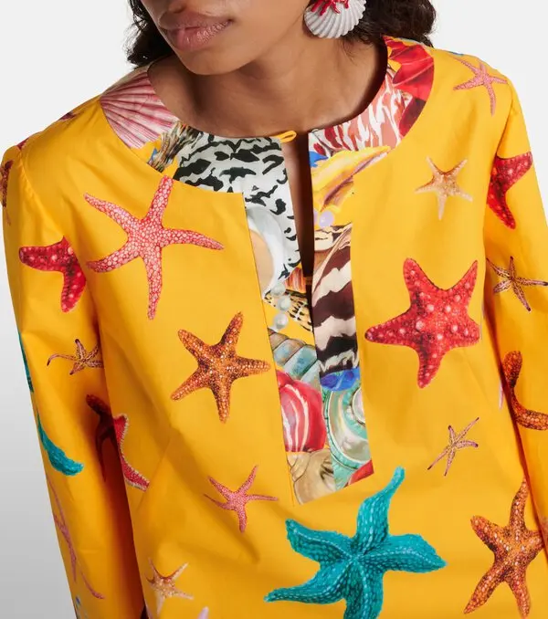 Dolce & Gabbana Capri Printed Cotton Tunic