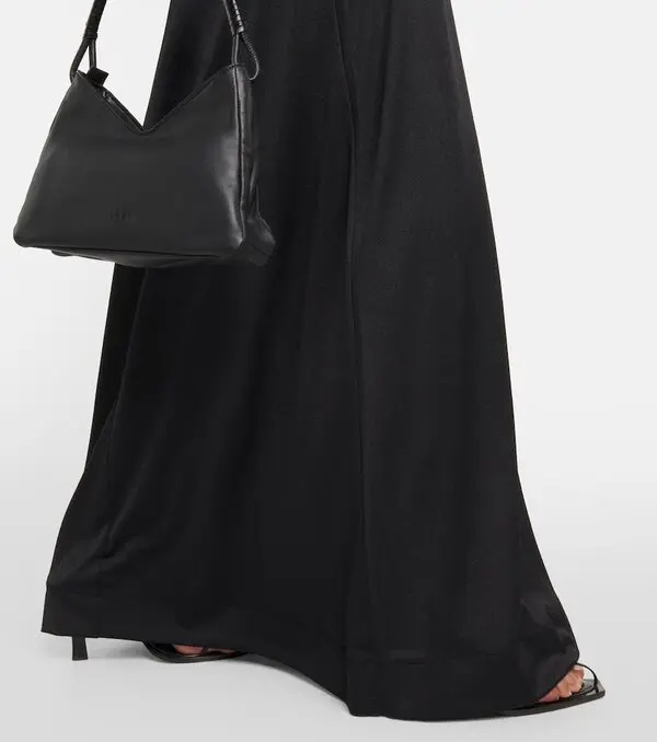 GANNI Crepe Jersey Maxi Dress