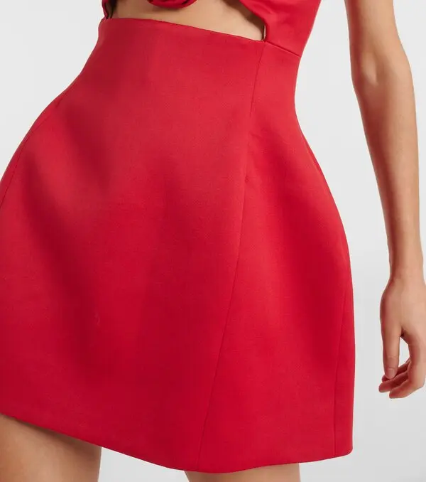 Magda Butrym Cutout Wool-blend Bustier Dress