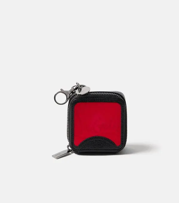 CHRISTIAN LOUBOUTIN Leather Waste Bag Holder - Black