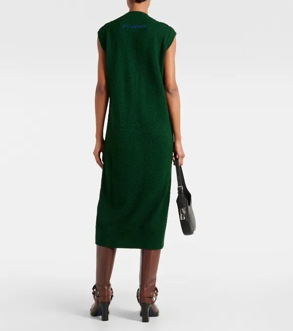 Burberry Argyle Wool Maxi Dress