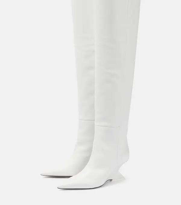 Attico Cheope Leather Over-the-knee Boots