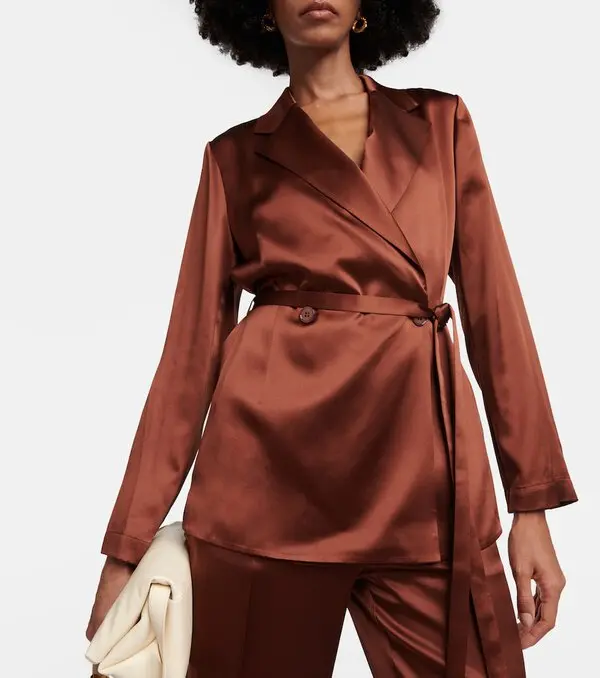 JOSEPH Joubert Satin Wrap Blazer