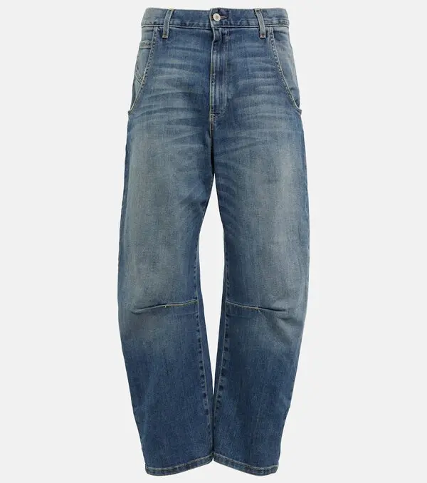NILI LOTAN Emerson Mid-rise Jeans In Classic Wash
