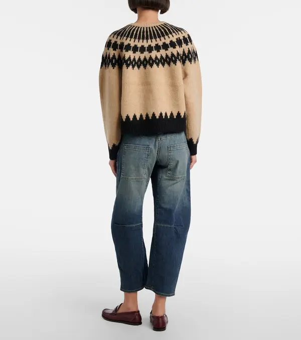 NILI LOTAN Emerson Mid-rise Jeans In Classic Wash