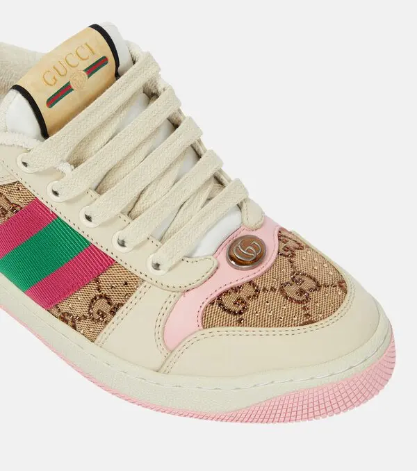 Gucci Screener Leather Sneakers
