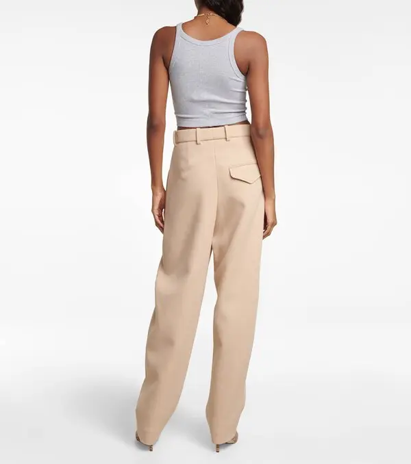 Wardrobe.NYC X Hailey Bieber Ribbed Cotton-blend Tank Top
