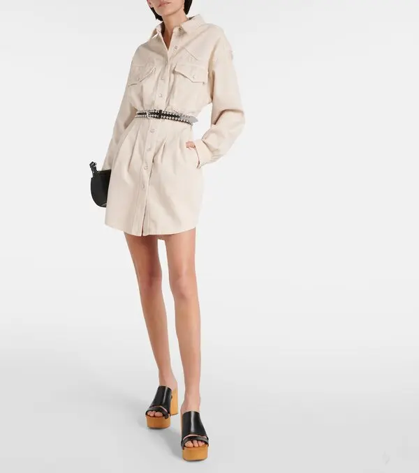 Isabel Marant Étoile Liliko Twill Shirt Dress