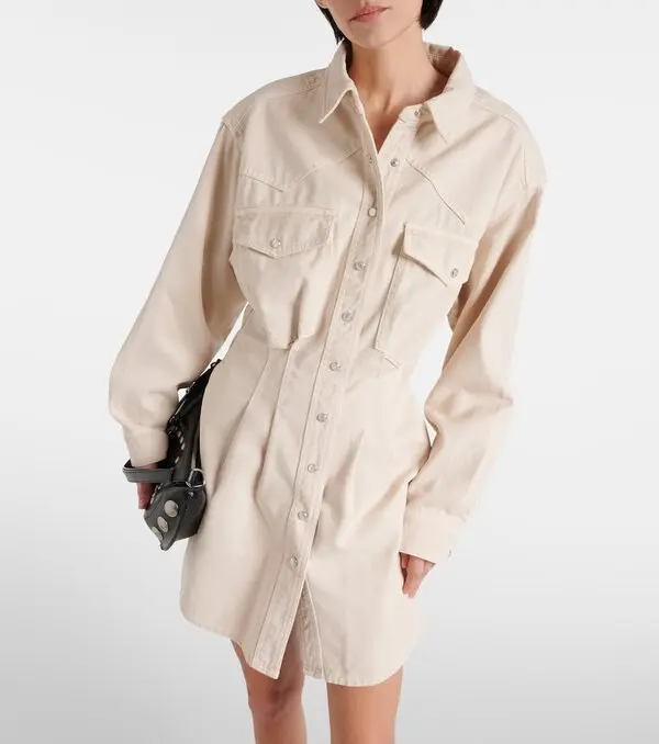Isabel Marant Étoile Liliko Twill Shirt Dress