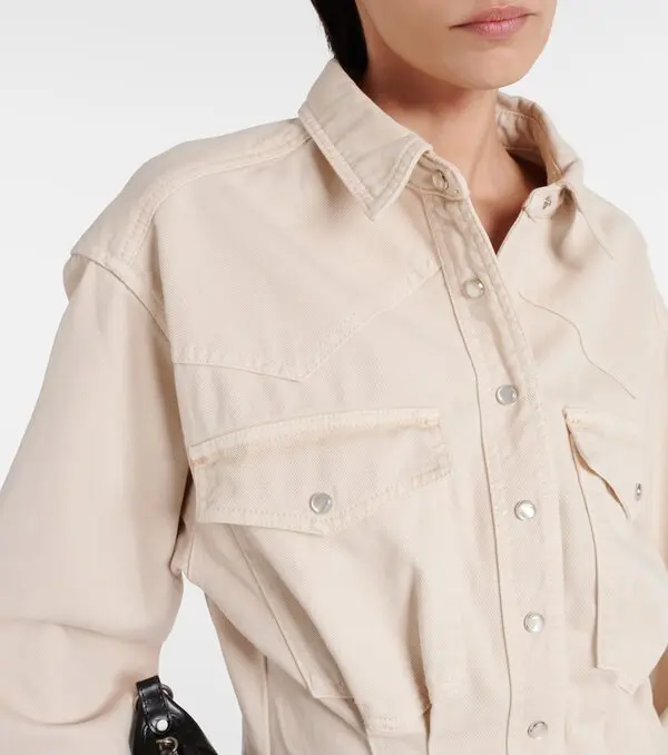 Isabel Marant Étoile Liliko Twill Shirt Dress