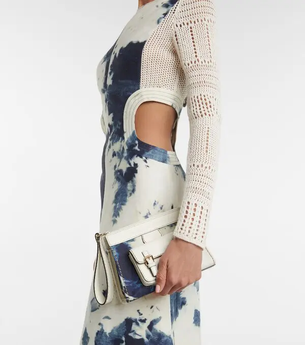 Chloé Tie-dye Cutout Midi Dress