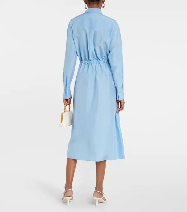 Dorothee Schumacher Silk Midi Shirt Dress
