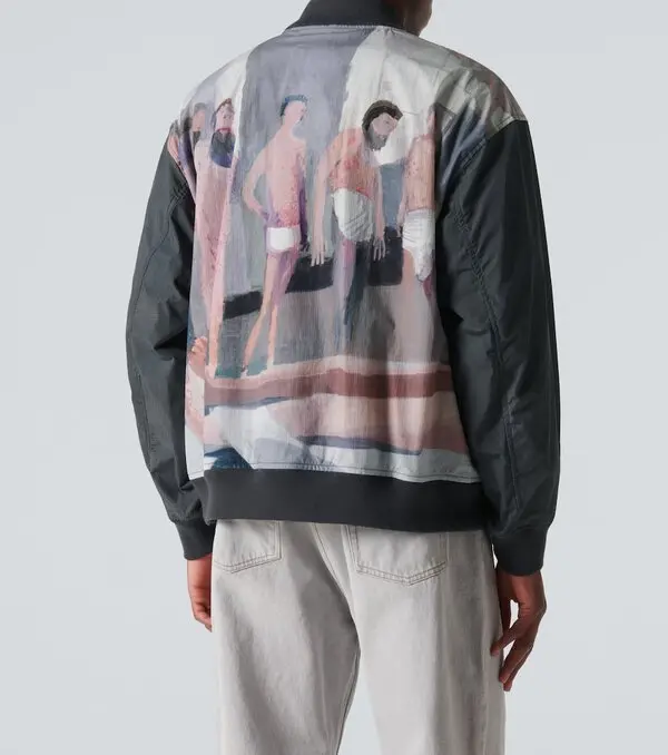 Undercover X Helen Verhoeven Printed Bomber Jacket
