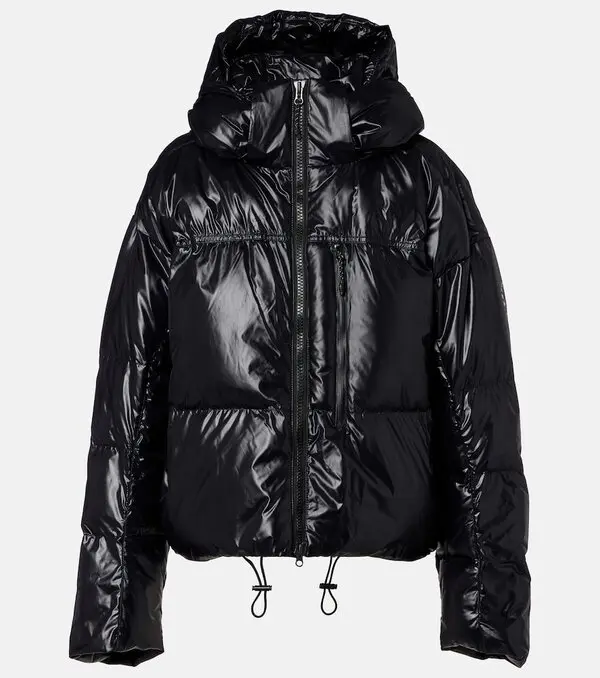 Adidas By Stella McCartney Padded Hooded Jacket - Black