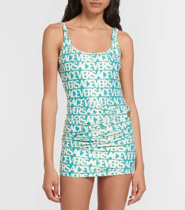 Versace Logo Mini Skirt