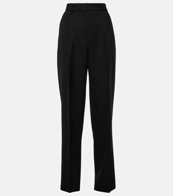 TOTEME High-rise Tapered Wool Trousers