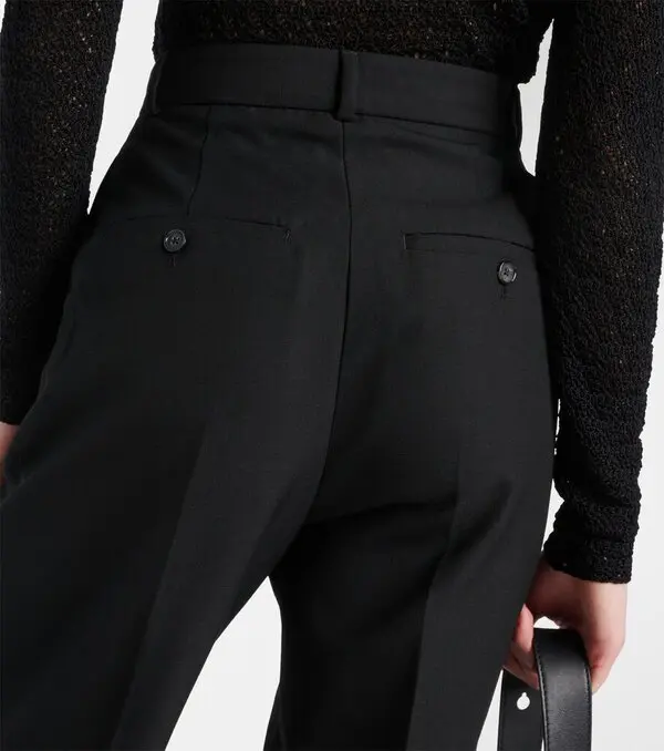 TOTEME High-rise Tapered Wool Trousers