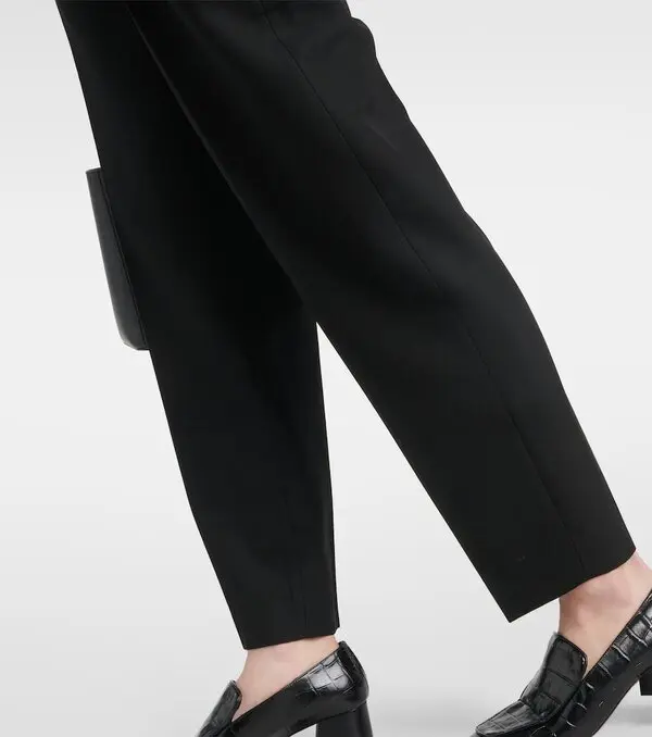 TOTEME High-rise Tapered Wool Trousers