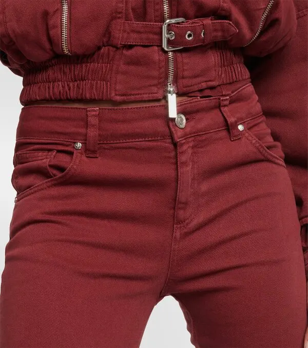 Blumarine Cutout Mid-rise Boyfriend Jeans