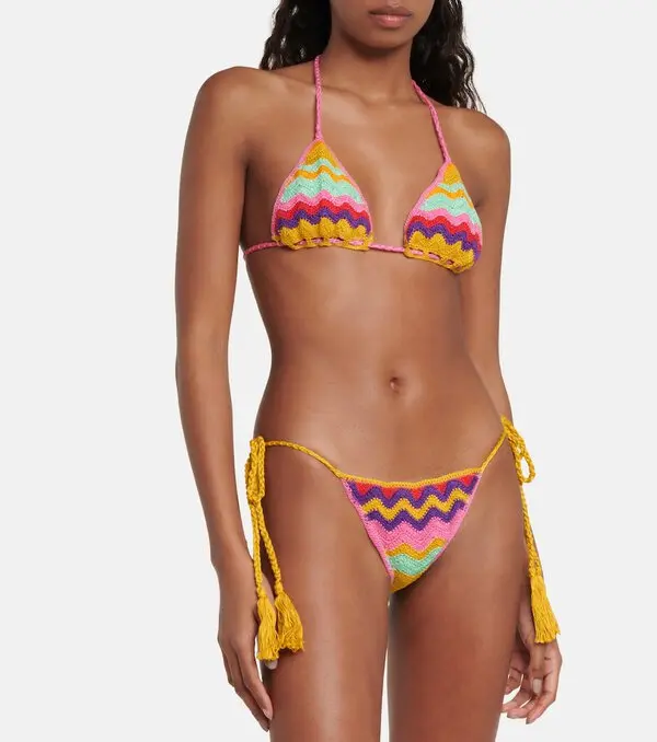 Anna Kosturova Crochet Cotton Bikini Bottom