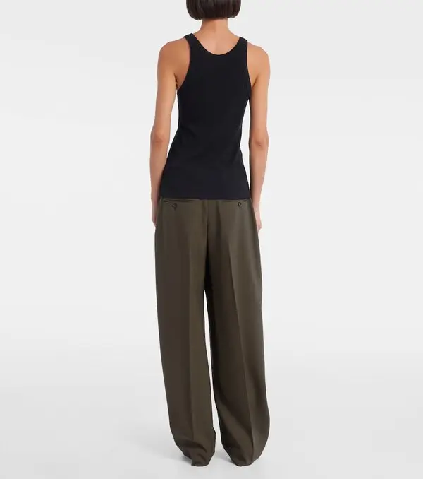 TOTEME Cotton-blend Jersey Tank Top