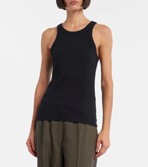 TOTEME Cotton-blend Jersey Tank Top